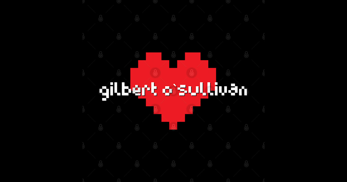 Gilbert o`sullivan -> pixel art - Gilbert O Sullivan - Sticker | TeePublic