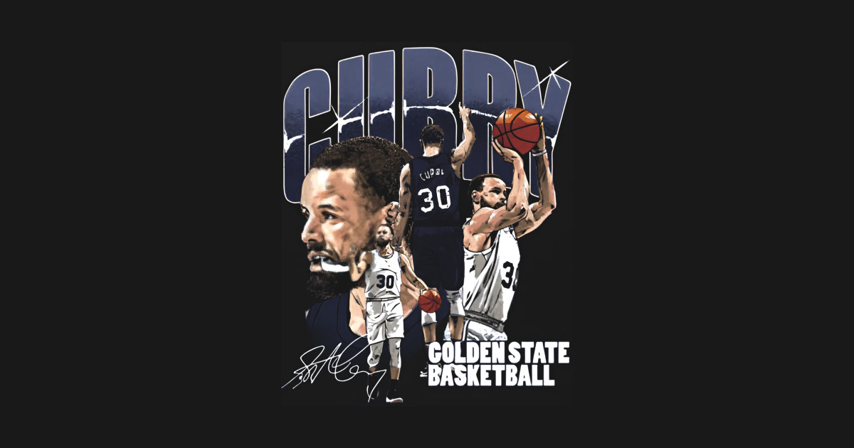 Steph Curry Golden State Collage Vintage - Steph Curry - T-Shirt ...