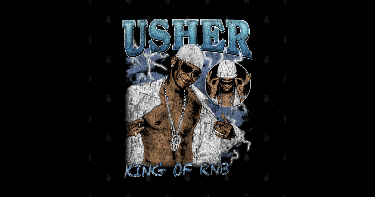 Usher Vintage - Usher - Sticker | TeePublic