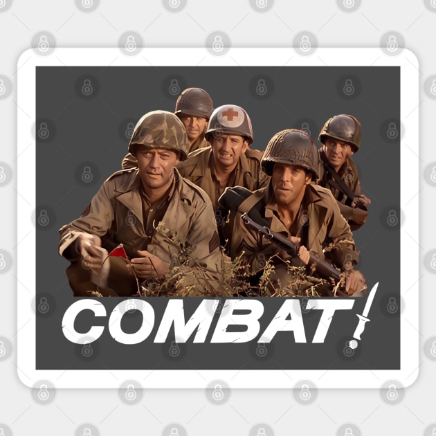 Combat - Group - 60s Tv War Drama - Classic Tv Shows - Sticker | TeePublic