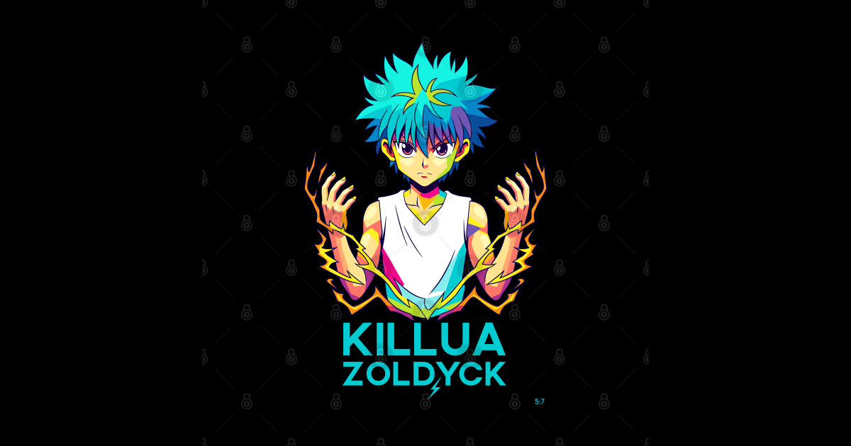 Killua Hunter x Hunter - Hunter X Hunter - Sticker | TeePublic