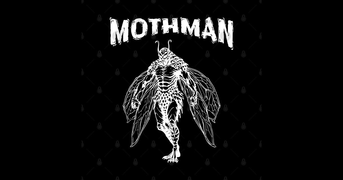 Mothman Cryptid - Mothman - Sticker | TeePublic