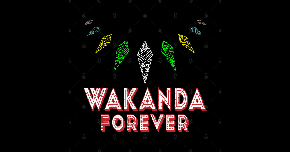Wakanda Forever - Wakanda Forever - Sticker | TeePublic
