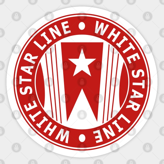 White Star Line - Titanic - Sticker | TeePublic