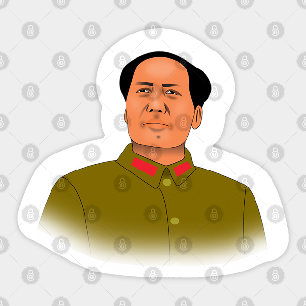 Mao Zedong - Mao - Sticker | TeePublic