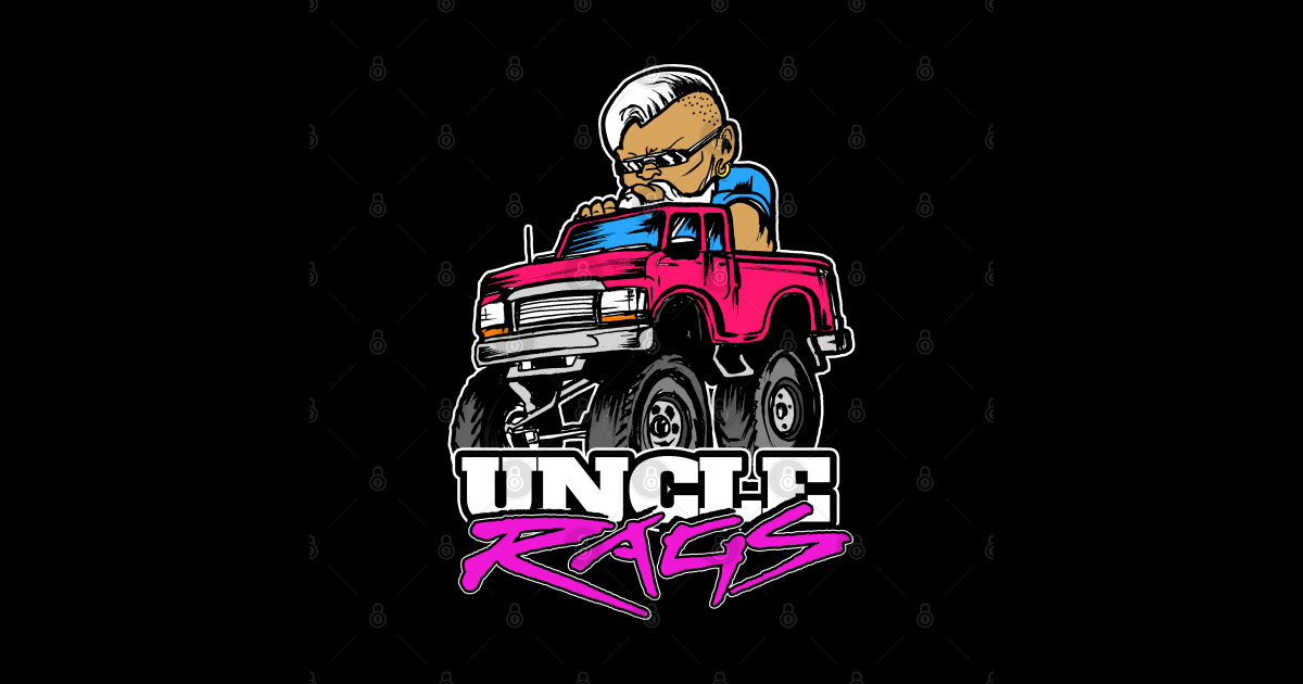 Uncle Rags Pickup Truck Action - Uncle Rags - Posters and Art Prints ...