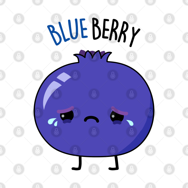 Blue Berry Cute Blue Berry Pun - Berry Pun - T-Shirt | TeePublic