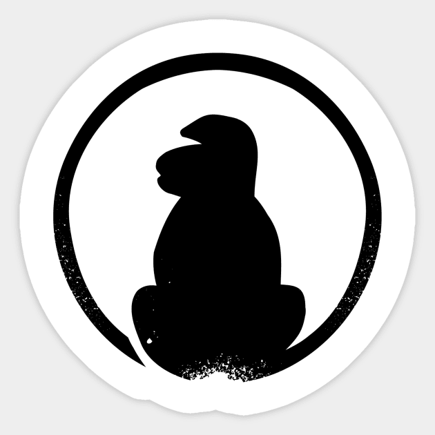 sitting monkey silhouette