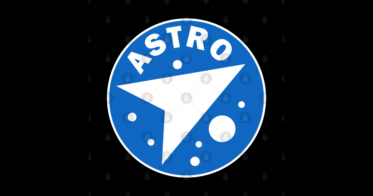 Tente Astro Logo - Outer Space Emblem - Vintage Toys - Sticker | TeePublic