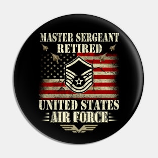 Usmc Master Sergeant Retired Pins and Buttons for Sale | TeePublic