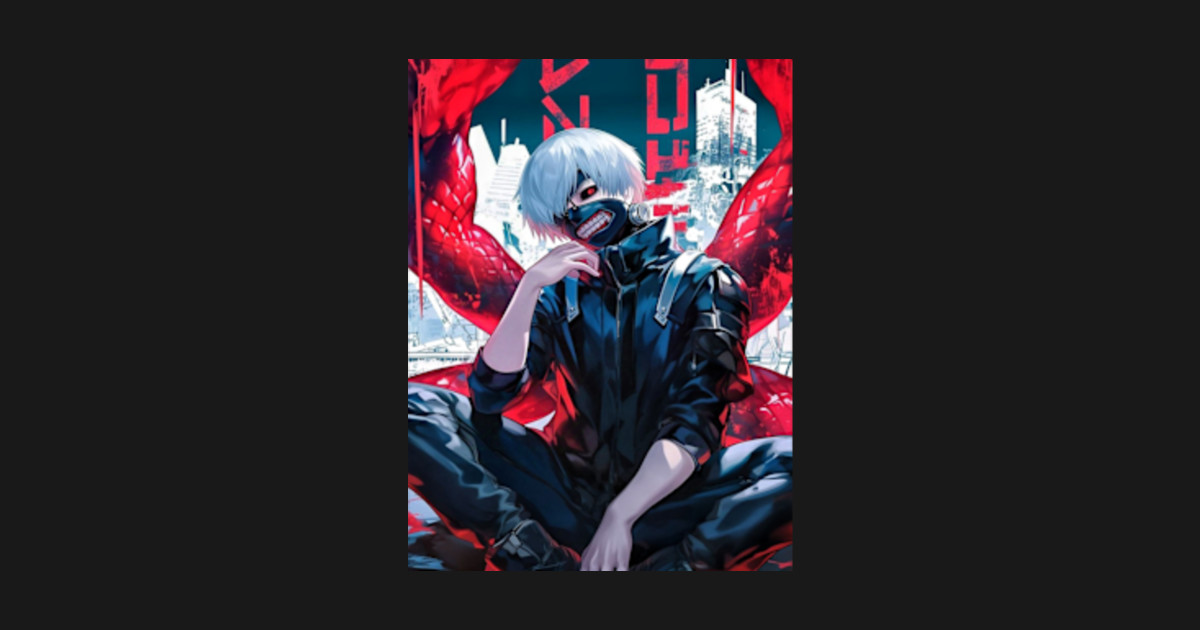 TOKYO GHOUL KANEKI PRINT DESIGN - Tokyo Ghoul - T-Shirt | TeePublic