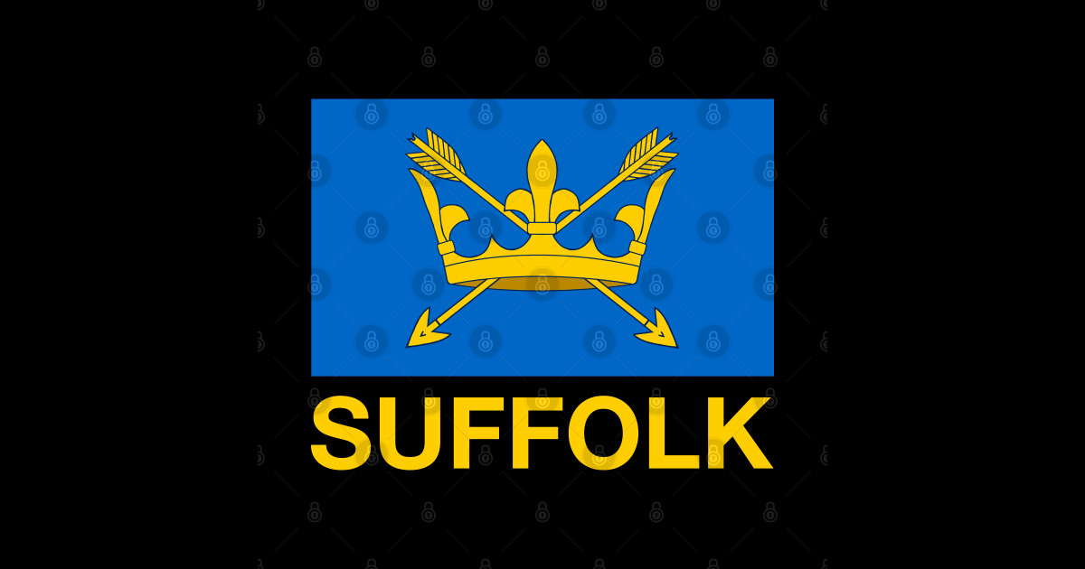 Suffolk County Flag - Suffolk County Flag - Sticker | TeePublic