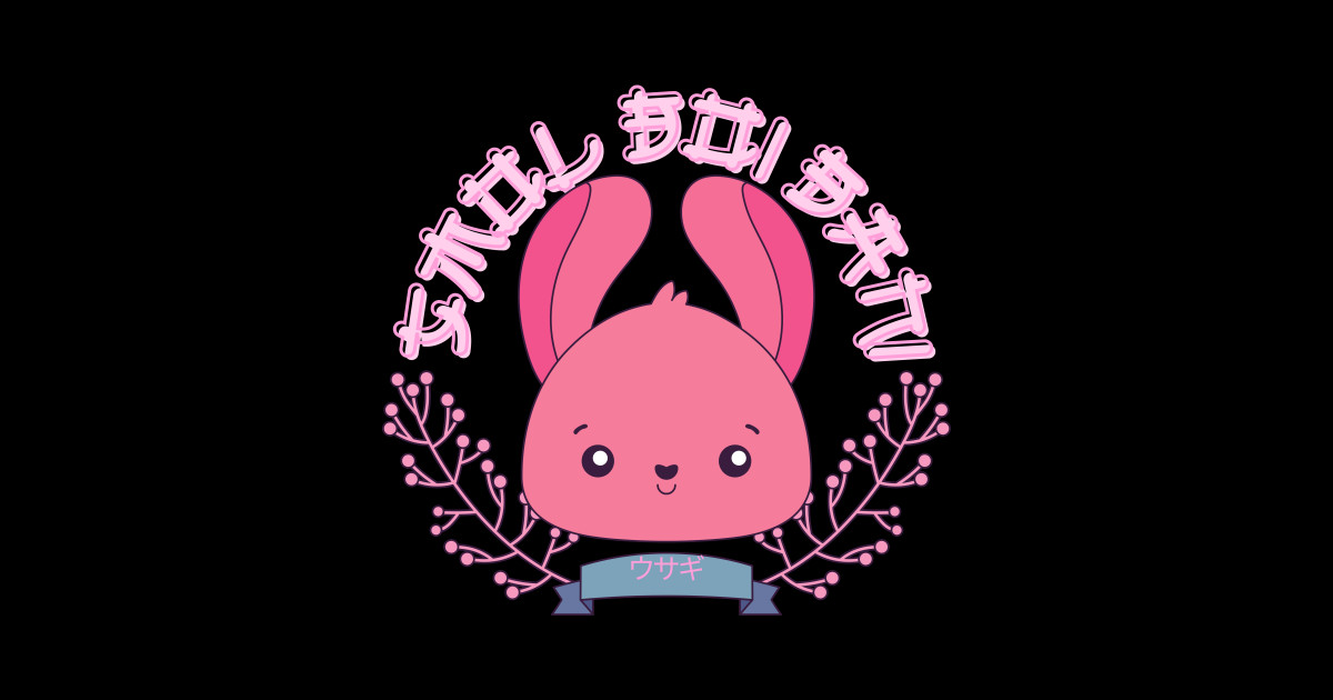 Kawaii Rabbit Smol Boi Bani - Rabbit - Sticker | TeePublic