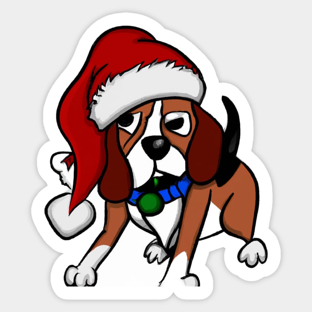 Cute Beagle Drawing - Beagle - Sticker | TeePublic