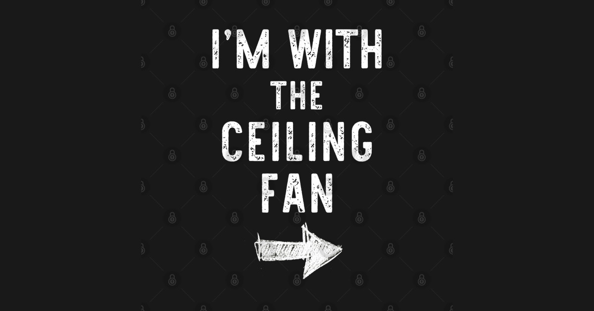 Im With The Ceiling Fan Halloween - Funny Halloween Couples - T-Shirt ...