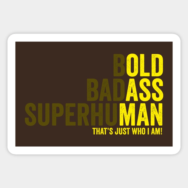 Funny Superhuman Old Man - Funny Old Man - Sticker | TeePublic