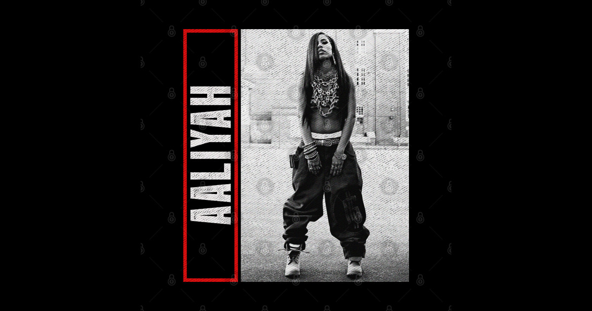 Aaliyah // Vintage - Aaliyah - Sticker | TeePublic