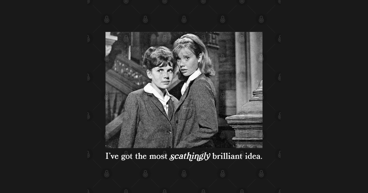 i've got the most scathingly brilliant idea - The Trouble With Angels ...