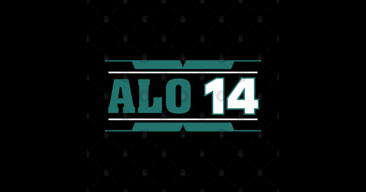 #14 ALO Logo - Alonso - Sticker | TeePublic