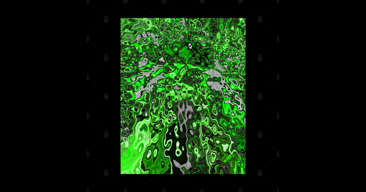 Emerald Ethereal 35 - Fractal - Sticker | TeePublic