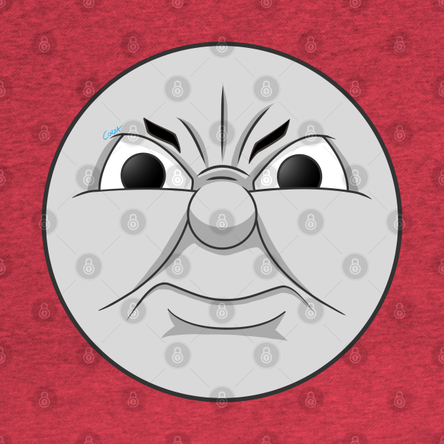 James angry face - Thomas Tank Engine - Kids Hoodie | TeePublic