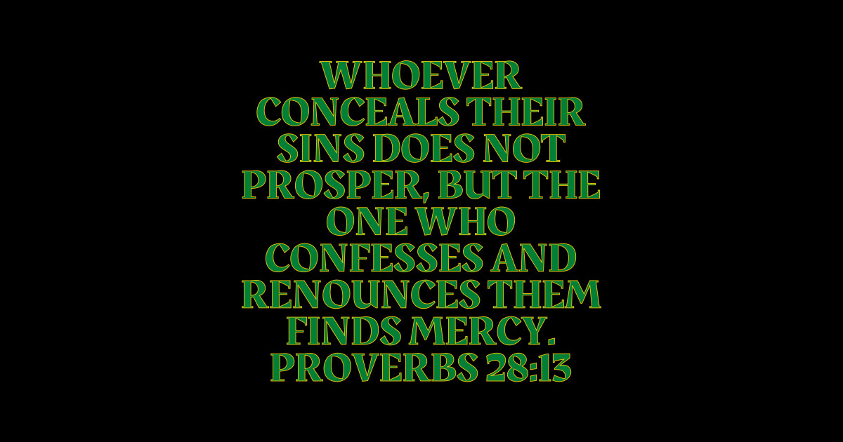 Bible Verse Proverbs 28:13 - Proverbs 28 13 - Sticker | TeePublic
