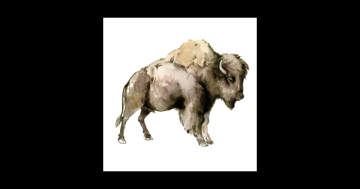 Bison - Bison - Sticker | TeePublic