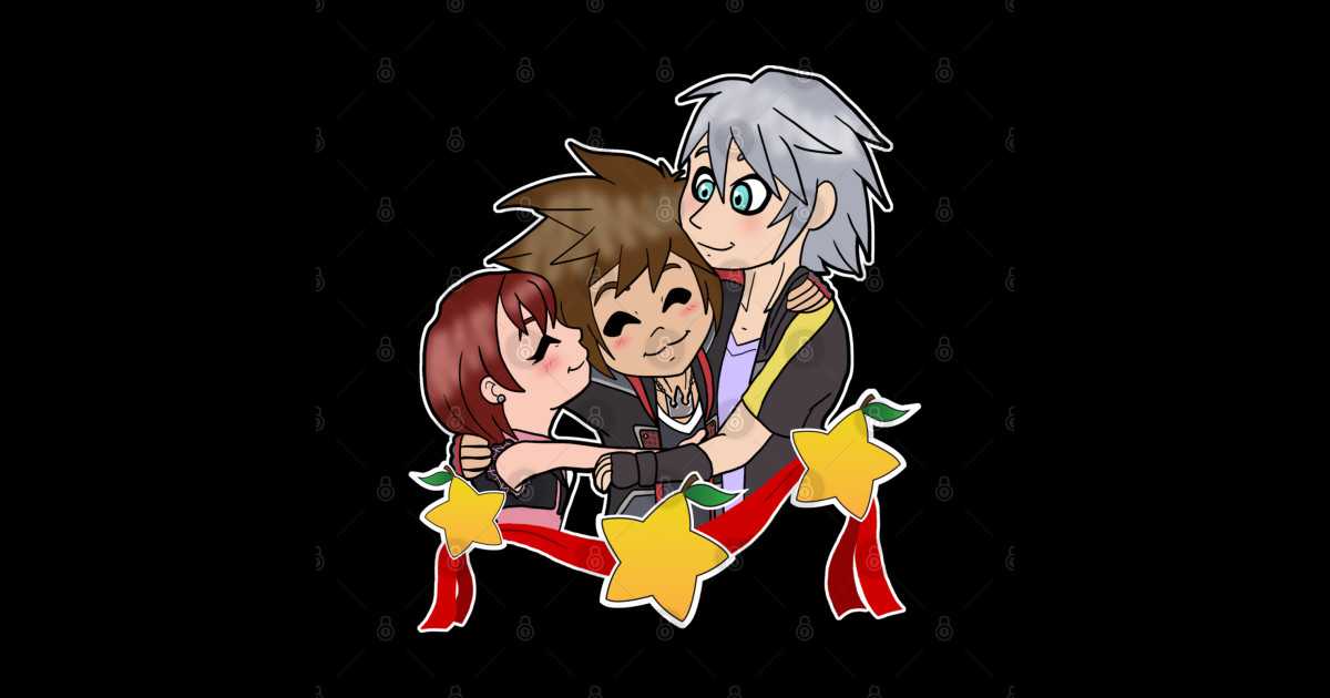 KH3 Destiny Trio - Kingdom Hearts 3 - Sticker | TeePublic