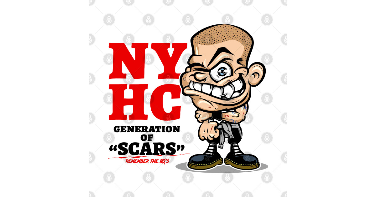 NYHC Generation Of Scars Remember The 80s - Band - T-Shirt | TeePublic