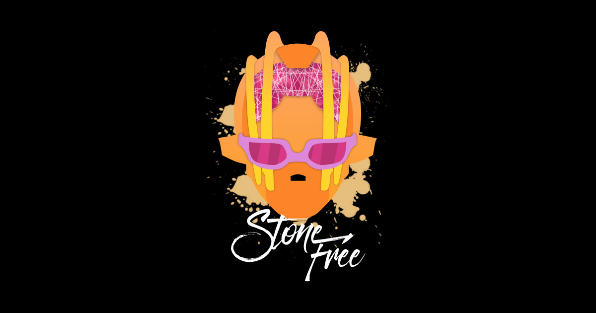 STONE OCEAN | STONE FREE TRANSPARENT - Stone Ocean - Sticker | TeePublic