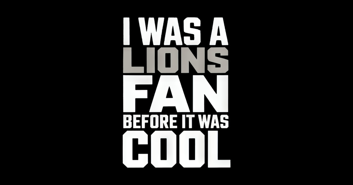 Lions Fan Loyalty - Detroit Lion - Sticker | TeePublic