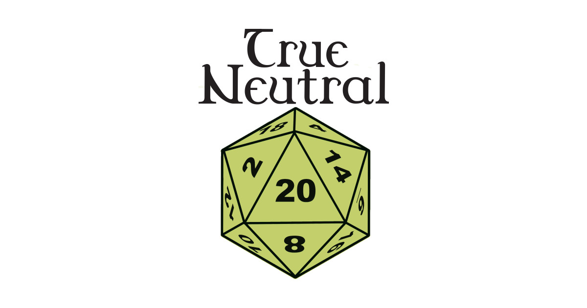 True Neutral Alignment - T-Shirt | TeePublic