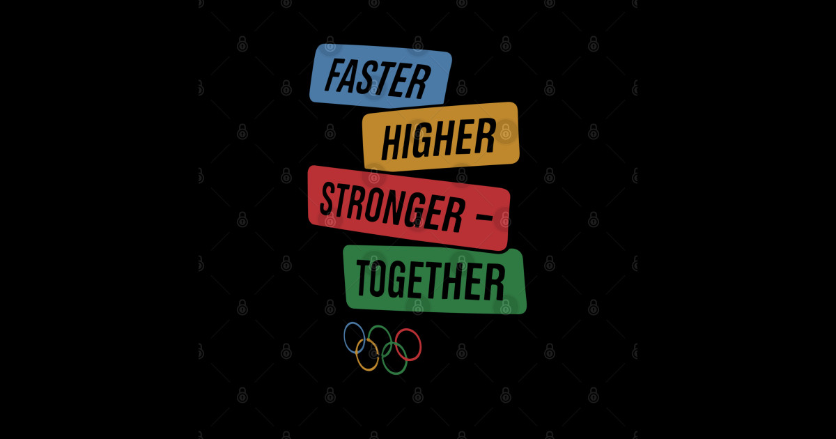 Olympic faster Higher Stronger Together - Winter Olympics 2026 ...