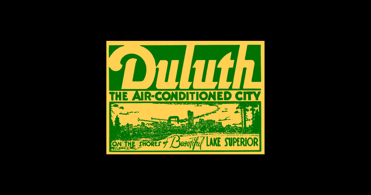 Vintage Duluth Decal - Vintage Duluth - Sticker | TeePublic
