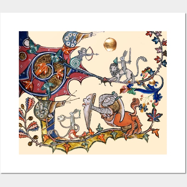 WEIRD MEDIEVAL BESTIARY WAR Between Snails and Killer Rabbits ,Lion ...