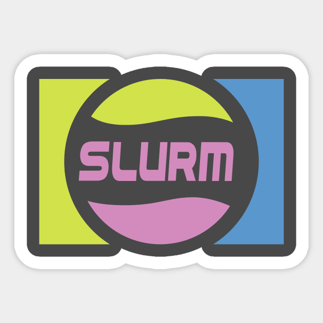Slurm 90s Pepsi Logo - Futurama - Sticker | TeePublic