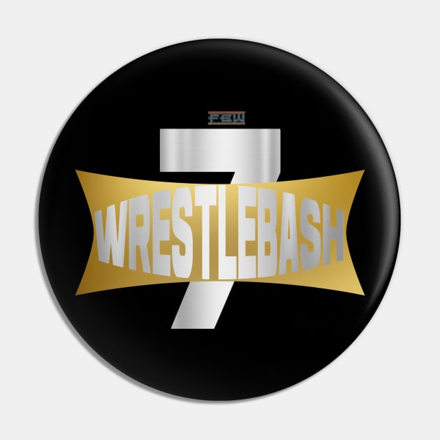 FBW WrestleBash 7 Logo - Fbw Wrestling - Pin | TeePublic