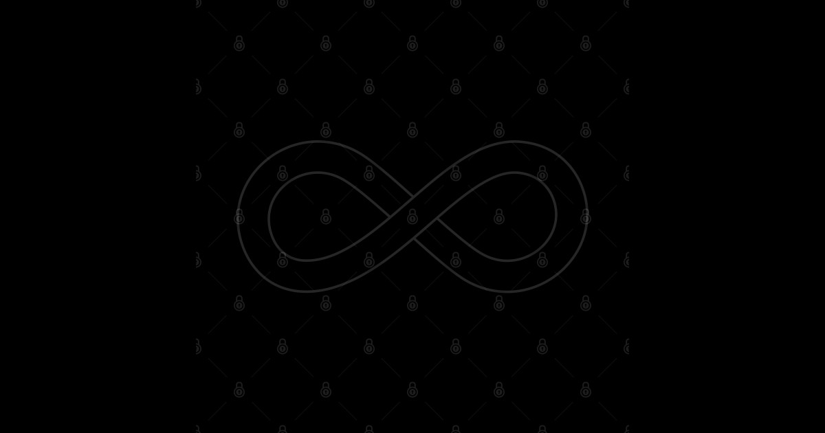 Infinity Loop Vector Symbol - Infinity Symbol - Sticker | TeePublic