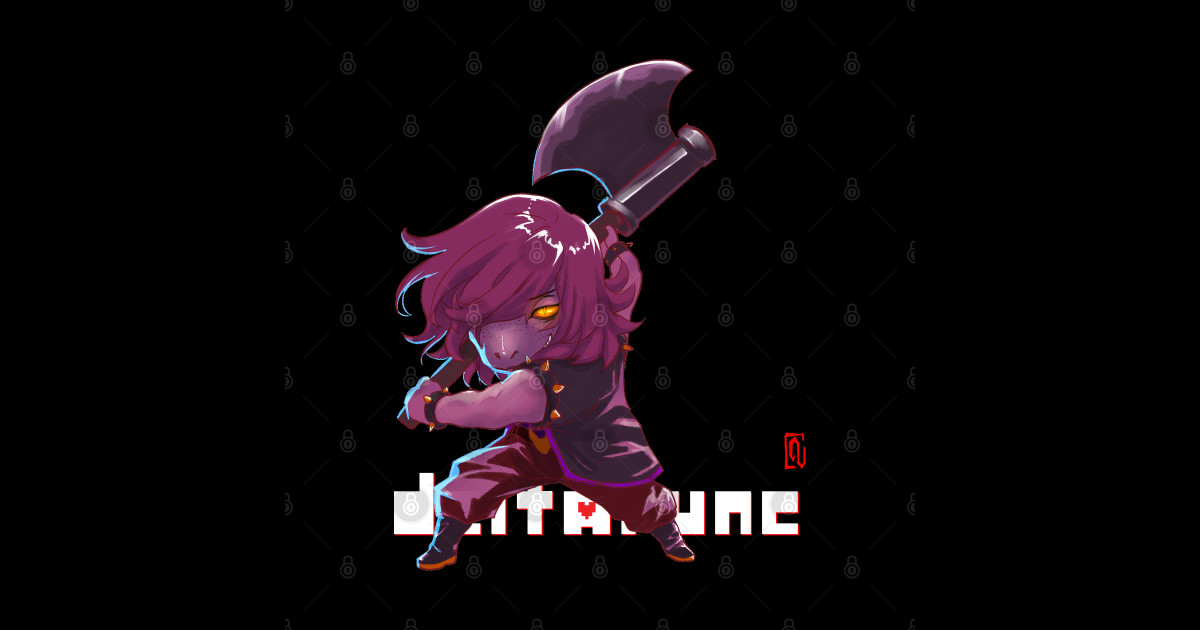 susie axe - Deltarune - Sticker | TeePublic