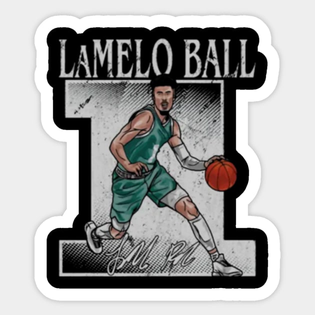 Lamelo Ball Charlotte Number - Lamelo Ball - Sticker | TeePublic