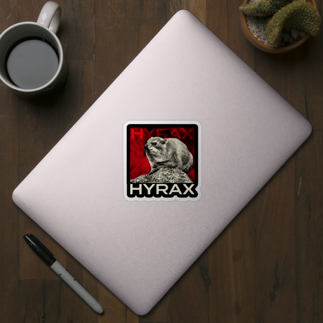 Rock Hyrax retro vintage - Rock Hyrax - Sticker | TeePublic
