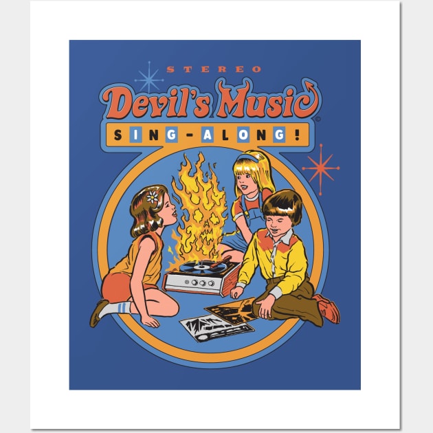 Devil's Music Sing-Along - Satan - Posters and Art Prints | TeePublic