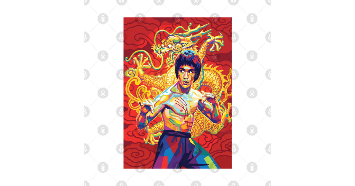 Bruce Lee-ENTER the Dragon - Bruce Lee - T-Shirt | TeePublic