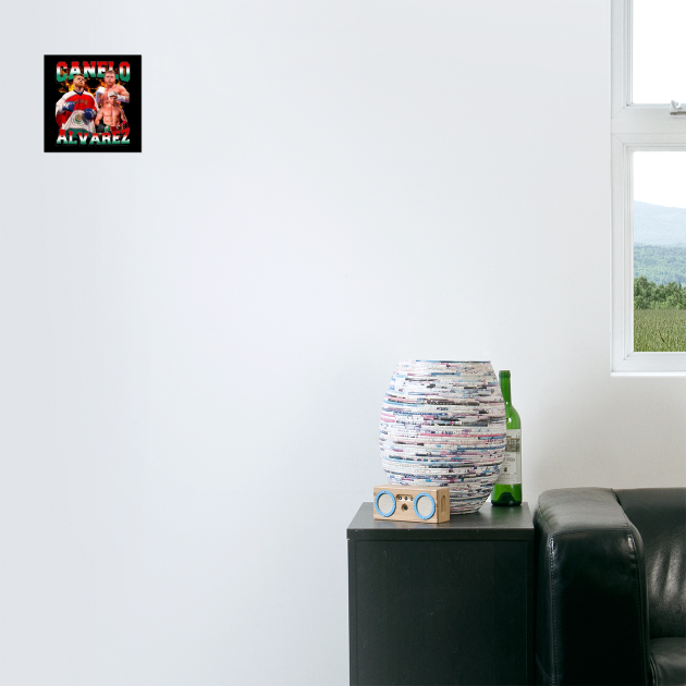 Canelo Alvarez Retro Collage By Mclelun - Canelo Alvarez - Posters and ...