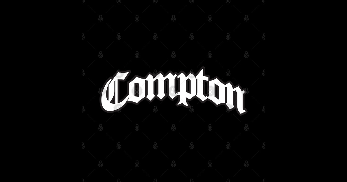Compton Original Logo - Compton - Sticker | TeePublic