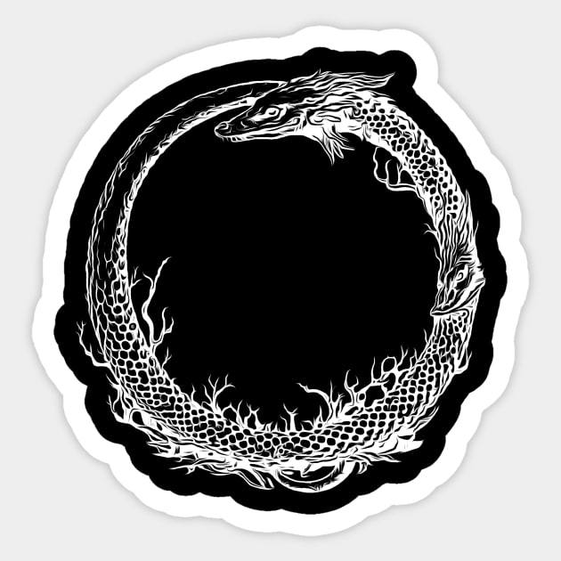 Ouroboros Serpent 02 - Ouroboros - Sticker | TeePublic