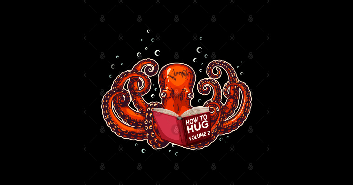 Giant Kraken Octopus Learn How To Hug Ships, Sea Monster Funny Sailing ...