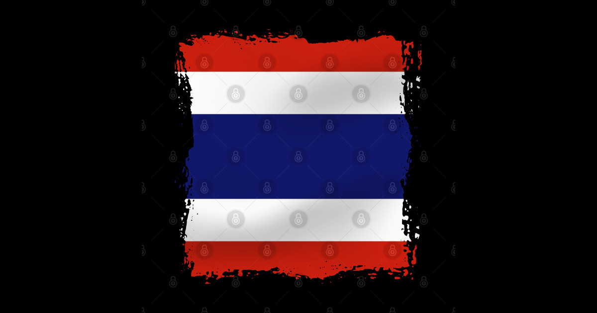 Thailand artwork - Thailand Flag - Sticker | TeePublic