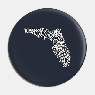 Florida Usa State Map Pins and Buttons for Sale | TeePublic