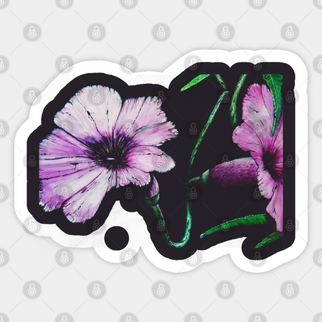 A perfect pair - Flower - Sticker | TeePublic